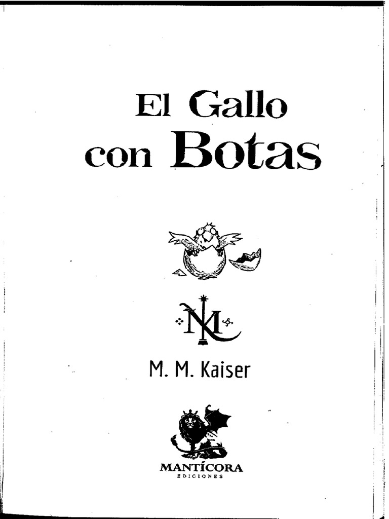 El Gallo Con Botas | PDF