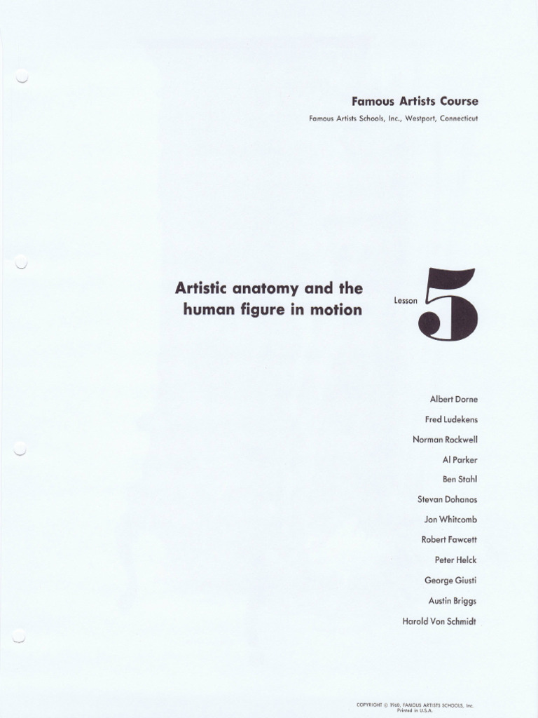 Artistic Anatomy And The Human Figure In Motion Pdf