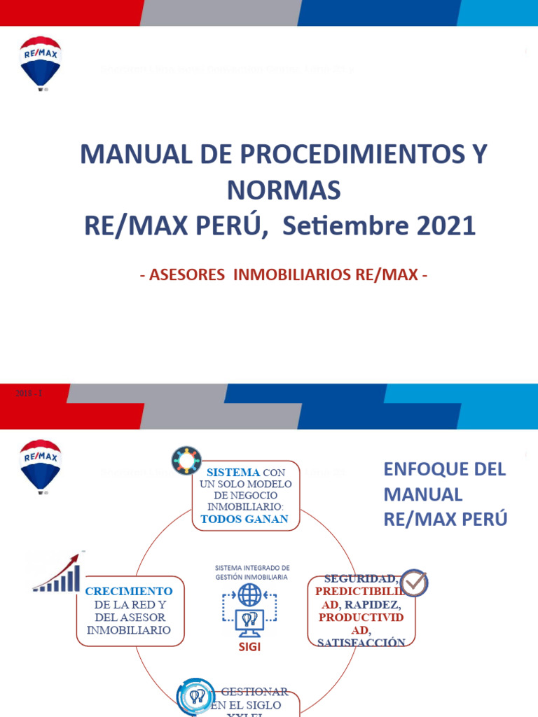 Presentación Manual Re - Max | PDF | Oferta (economía) | Business