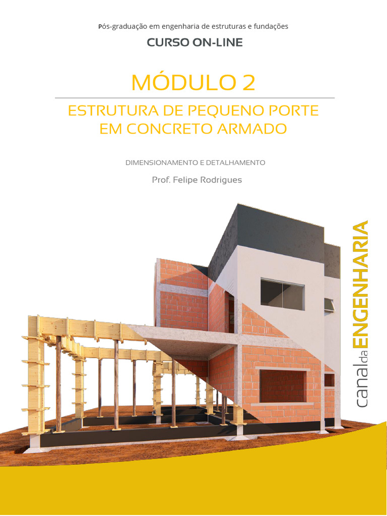 Apostila - Módulo 2 Estruturas de Pequeno Concreto Armado - Eng. Felipe Rodrigues | PDF | Viga ...