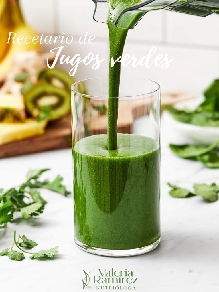 Jugos Verdes | PDF | Fruta | Plantas comestibles