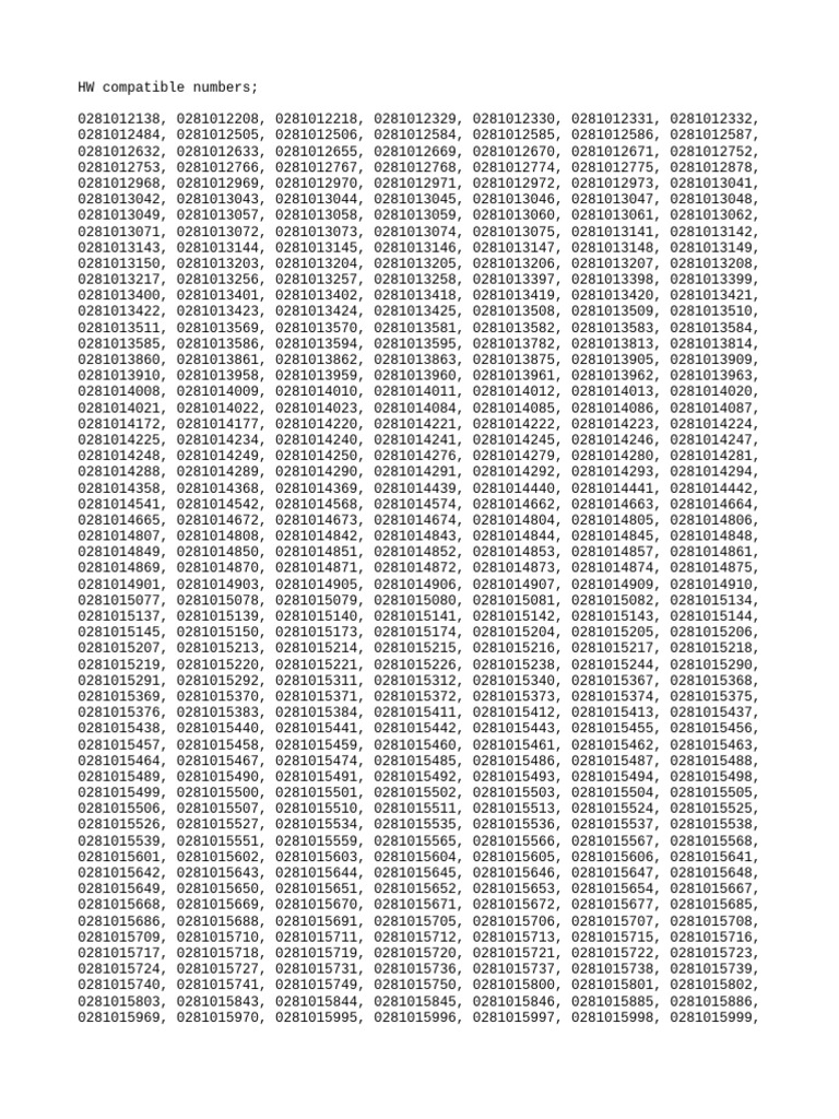 HW Compatible BOSCH EDC16C39 | PDF | Home & Garden | Technology ...