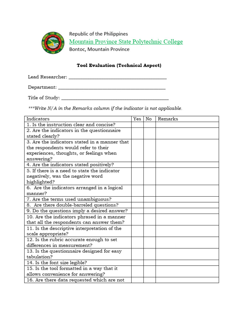 Tool Evaluation (Technical Aspect) | PDF