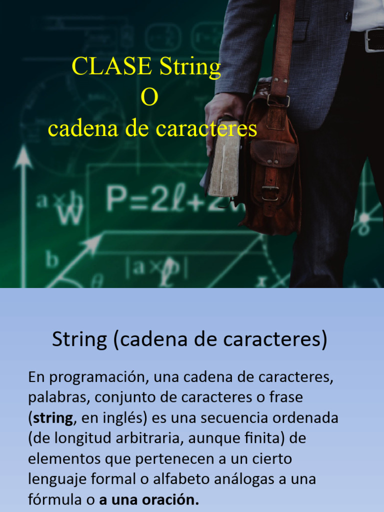 String Introduccion | PDF | Cadena (informática) | Ingeniería Informática
