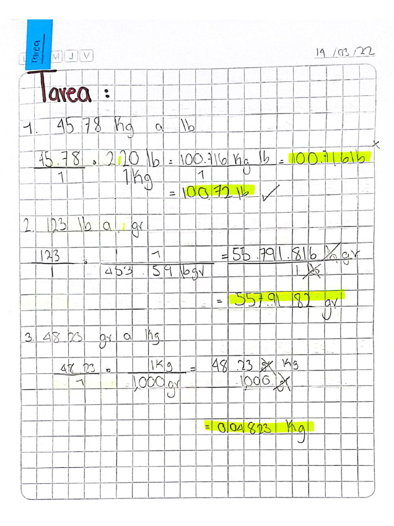 Ejercicio Fisica JDMC | PDF