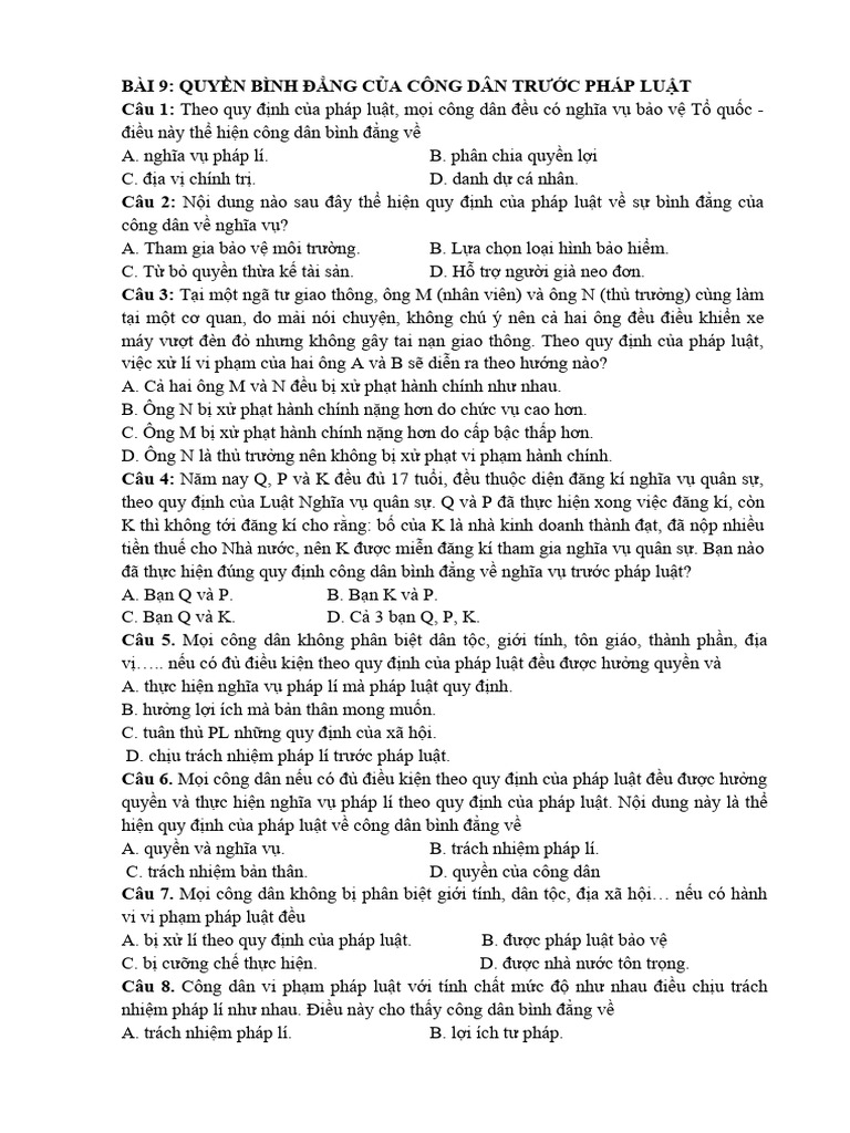 KTPL 11. Ôn tập | PDF