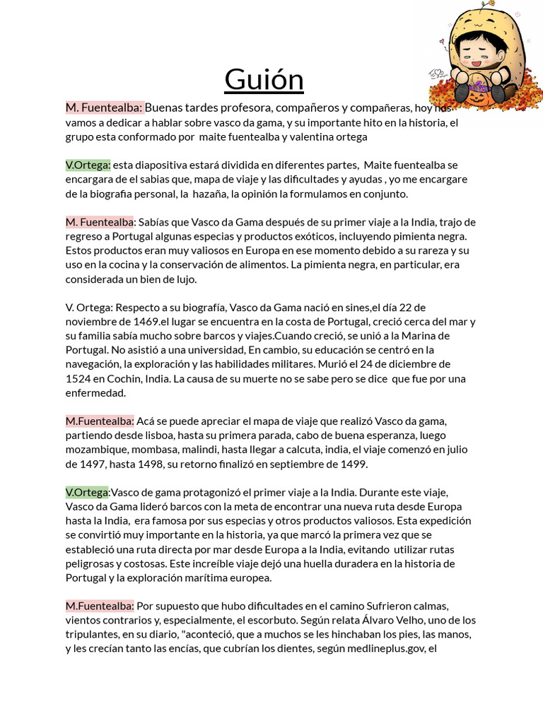 Guion Insano - Documentos de Google | PDF