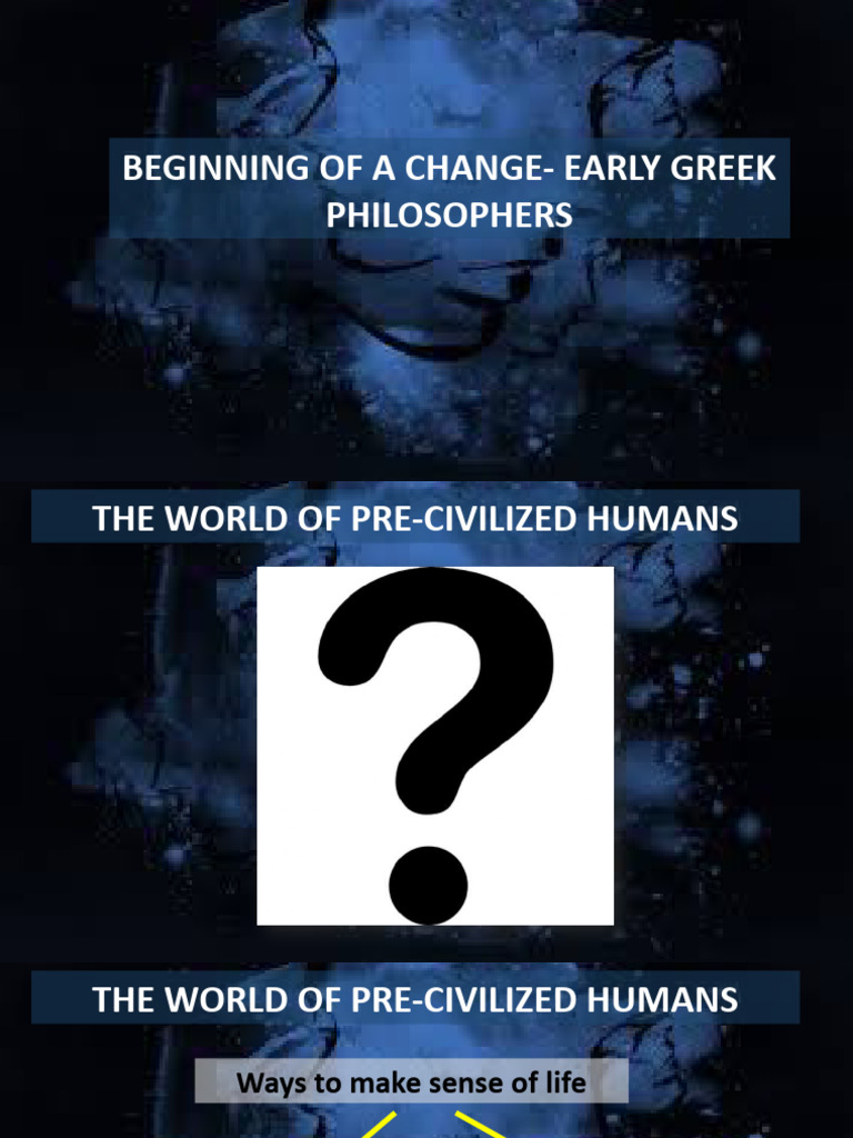 Early Greek Philosophers and Cosmology | PDF | Empiricism | Rationalism