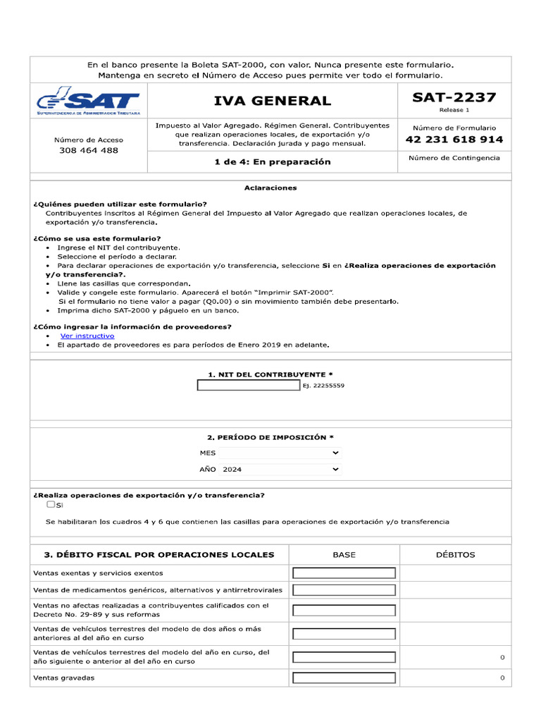 Iva General Sat-2237 | PDF