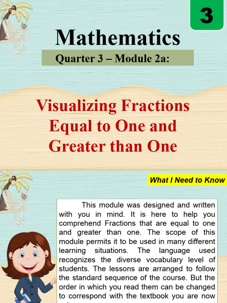 Math3 Q3 Module 2a | PDF | Numbers | Arithmetic