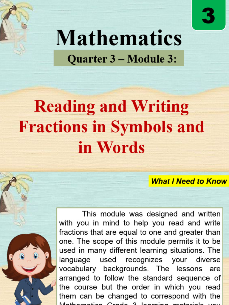 Math3 Q3 Module 3 | PDF