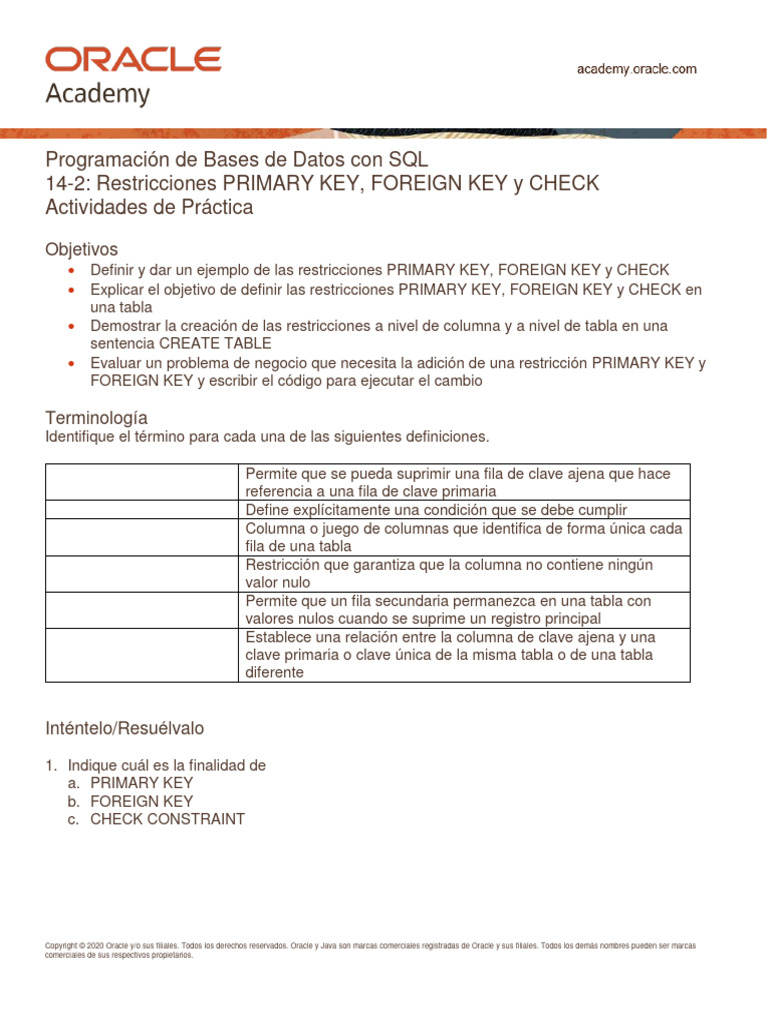 DP 14 2 Practice Esp | PDF | Programación de computadoras | Diseño de ...