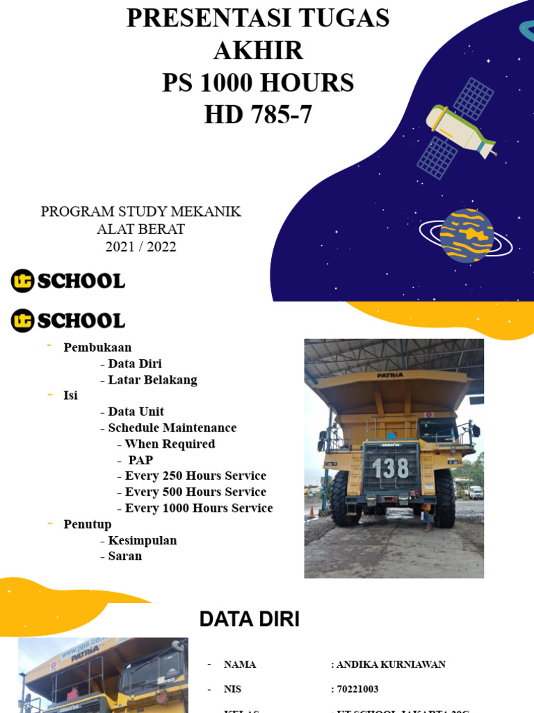 Panduan Perawatan Unit HD 785-7 | PDF