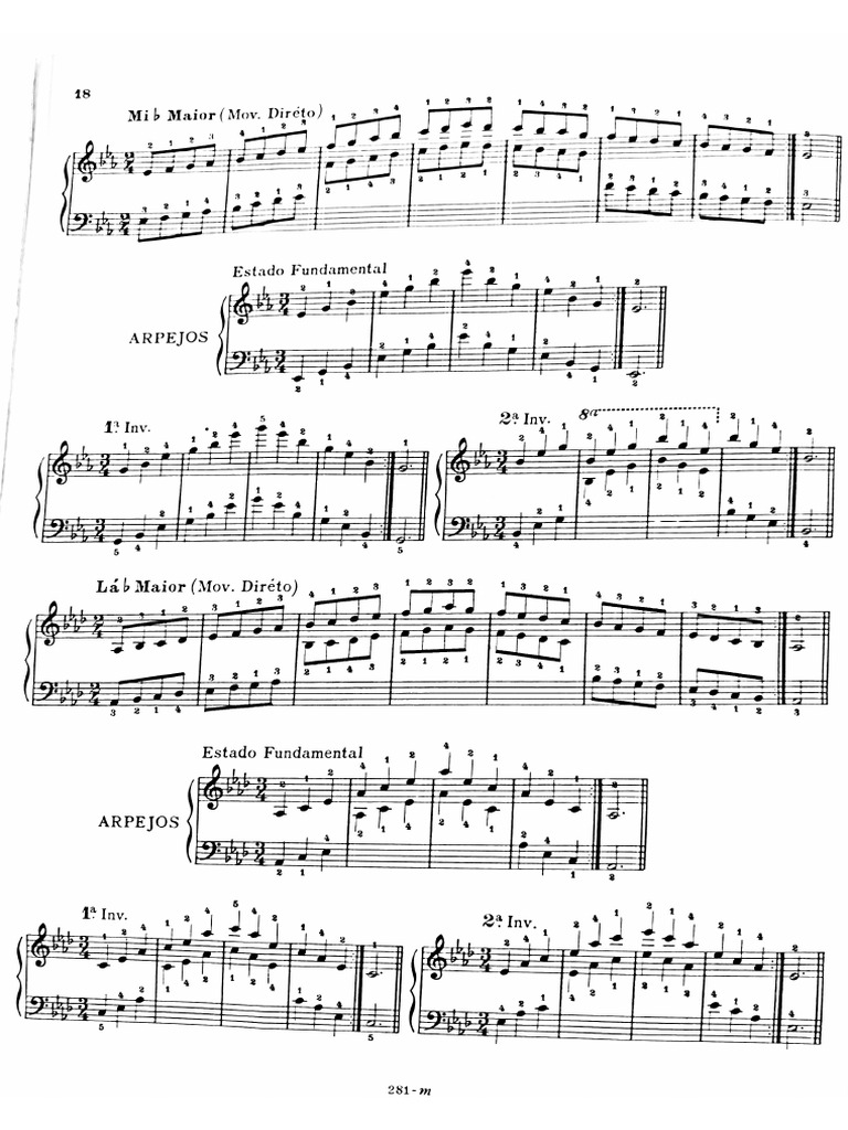 Mi Bemol Maior, Lá Bemol Maior | PDF