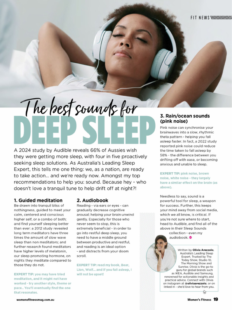 The Best Sounds For Deep Sleep | PDF