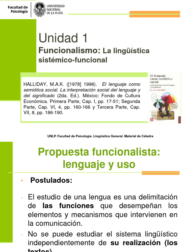 Conceptos Centrales de La Propuesta de Halliday 1 | PDF | Lingüística | Sicología