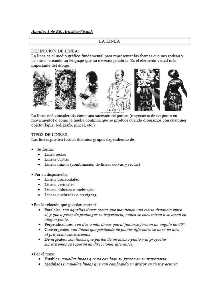 Apuntes 1ro La Linea | PDF | Poesía