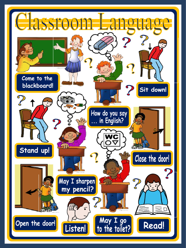 Classroom Language 1 | PDF