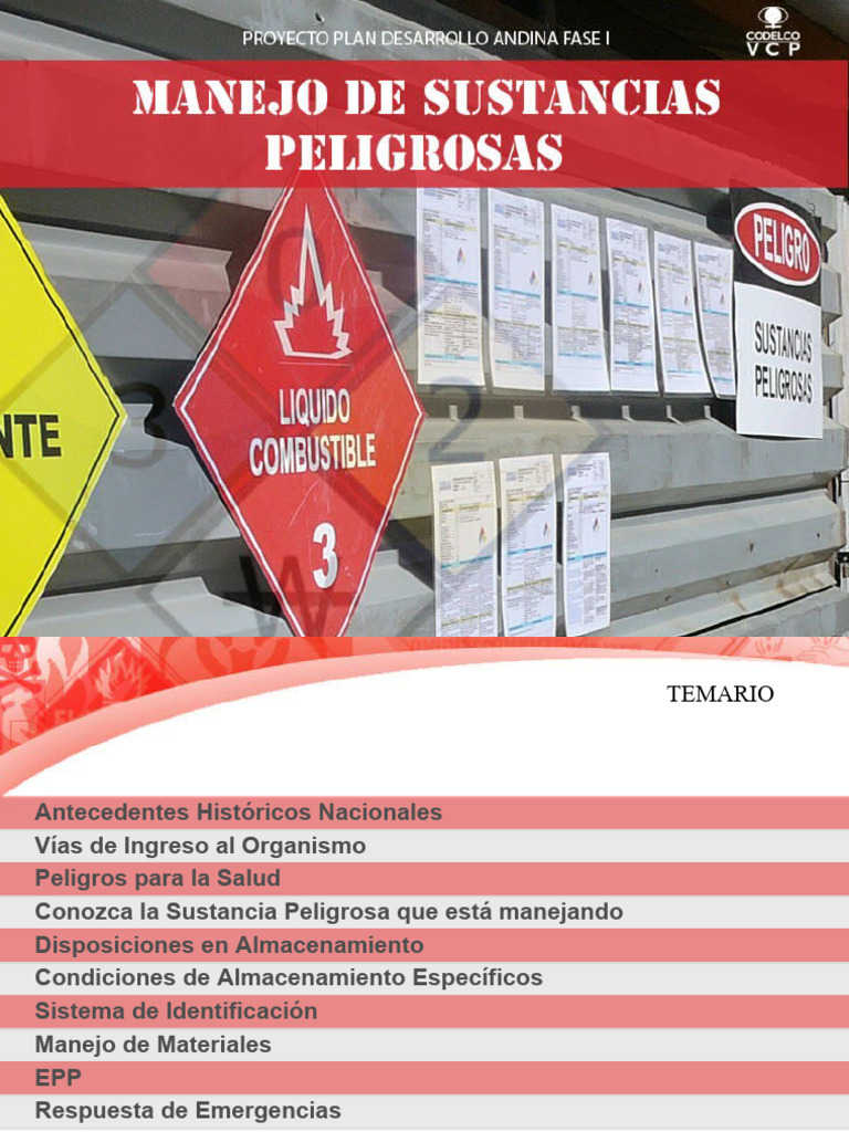 3 Manejo - de - Sustancias - Peligrosas | PDF | Contaminación | Toxicidad