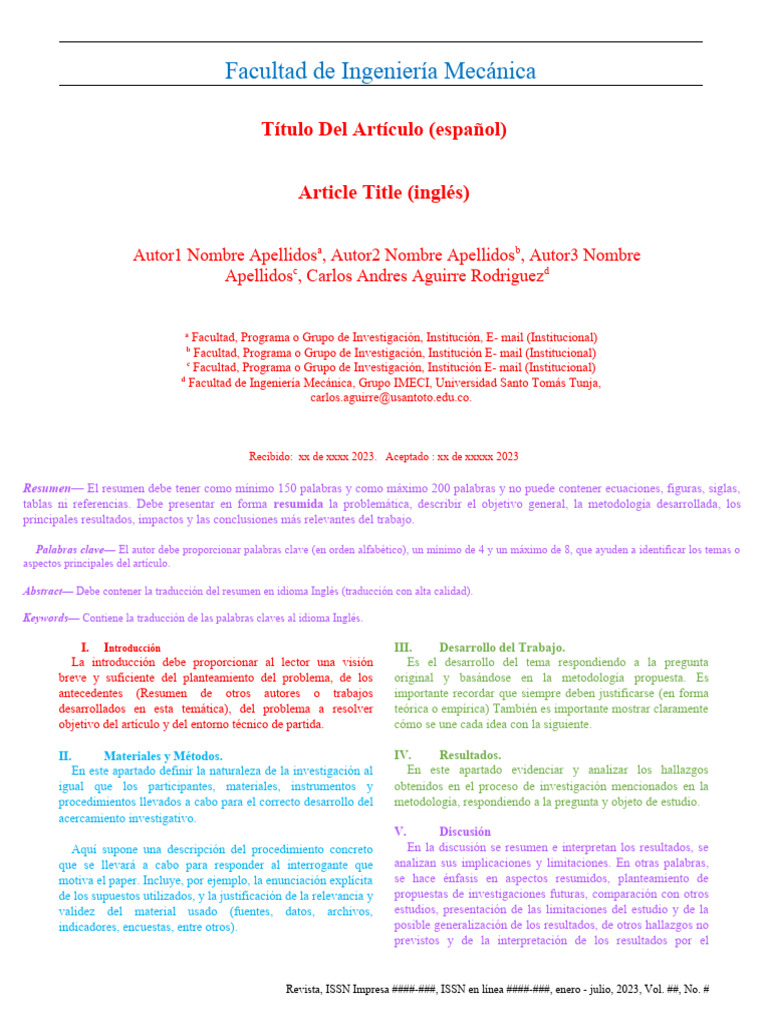 Formato Proyecto final_2023-2 | PDF | Science