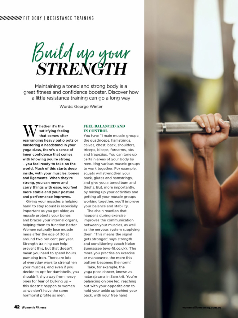 Build Up Your Strength | PDF