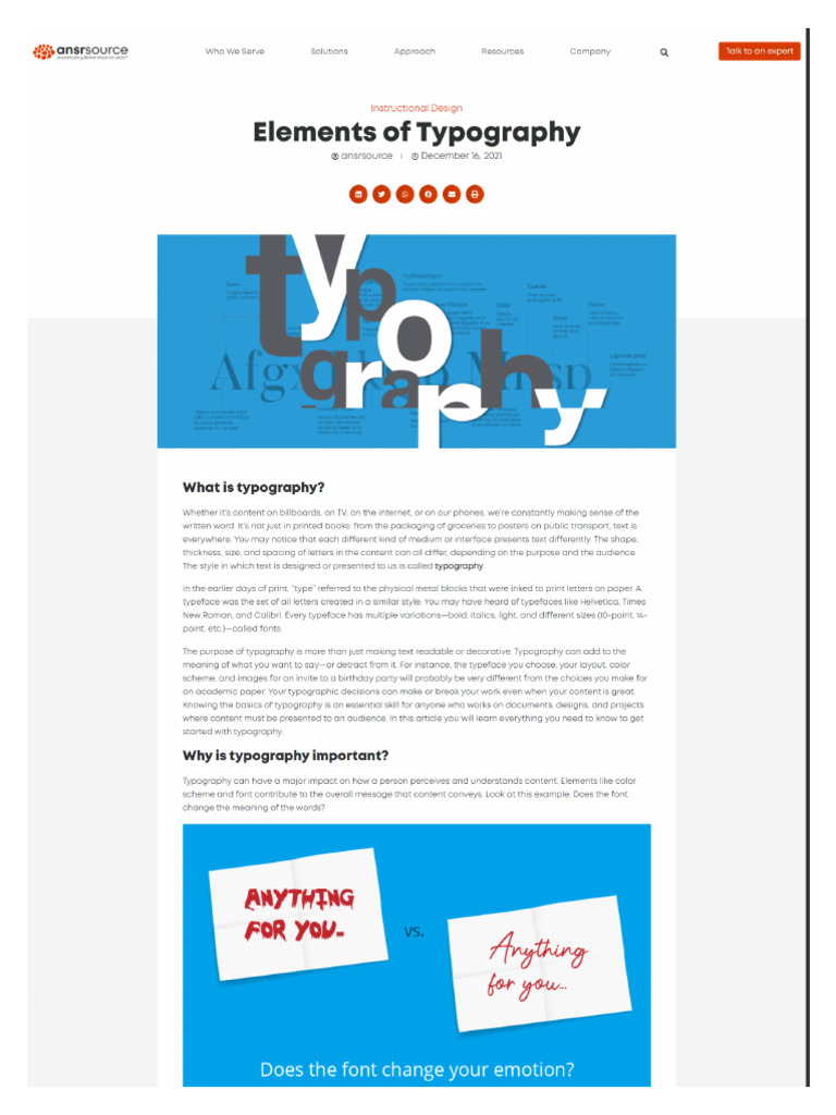 elements of typography | PDF