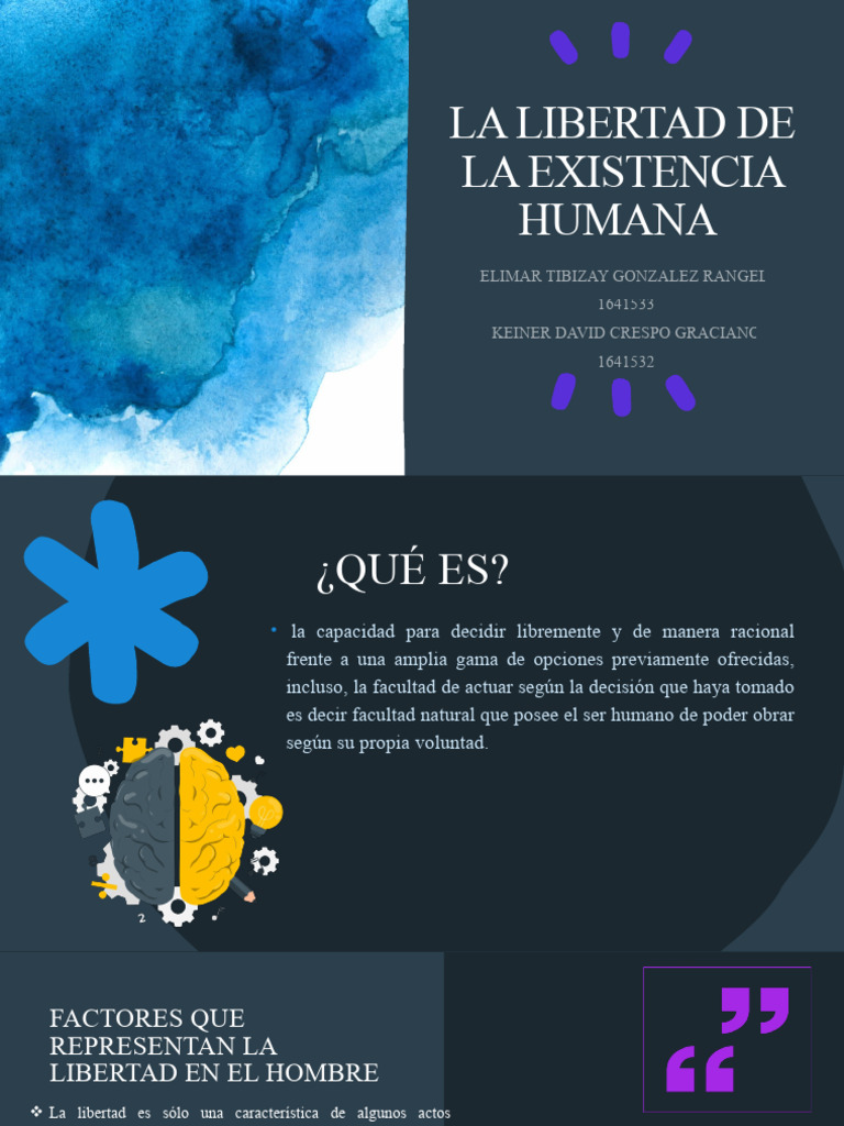 La Libertad de La Existencia Humana | Descargar gratis PDF | Libertad ...