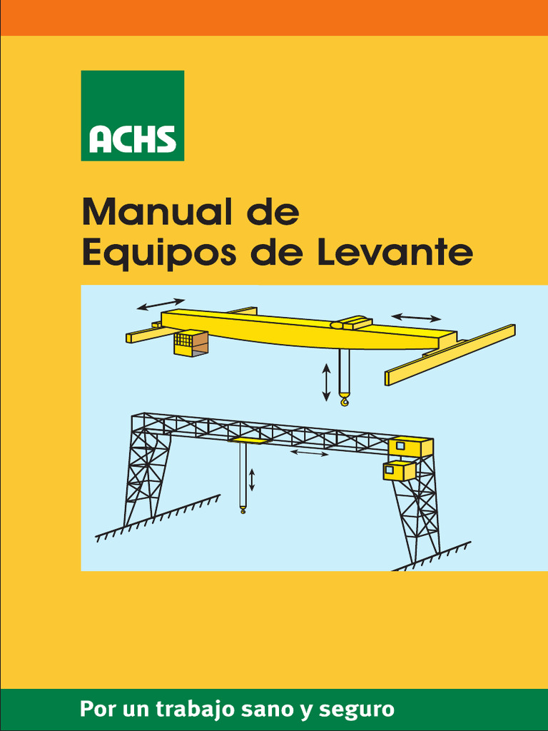 Manual-En-Equipos-De-Levante ACHS | PDF | Cuerda | Bienes manufacturados