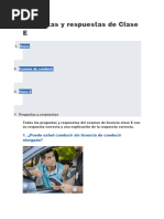 Examen Licencia Clase A2: Preguntas Clave | PDF | Licencia de conducir ...