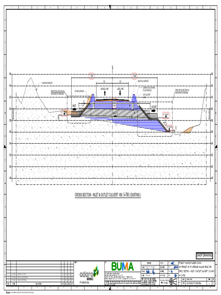 Cross Section Inlet Outlet Culvert Design | PDF | Civil Engineering