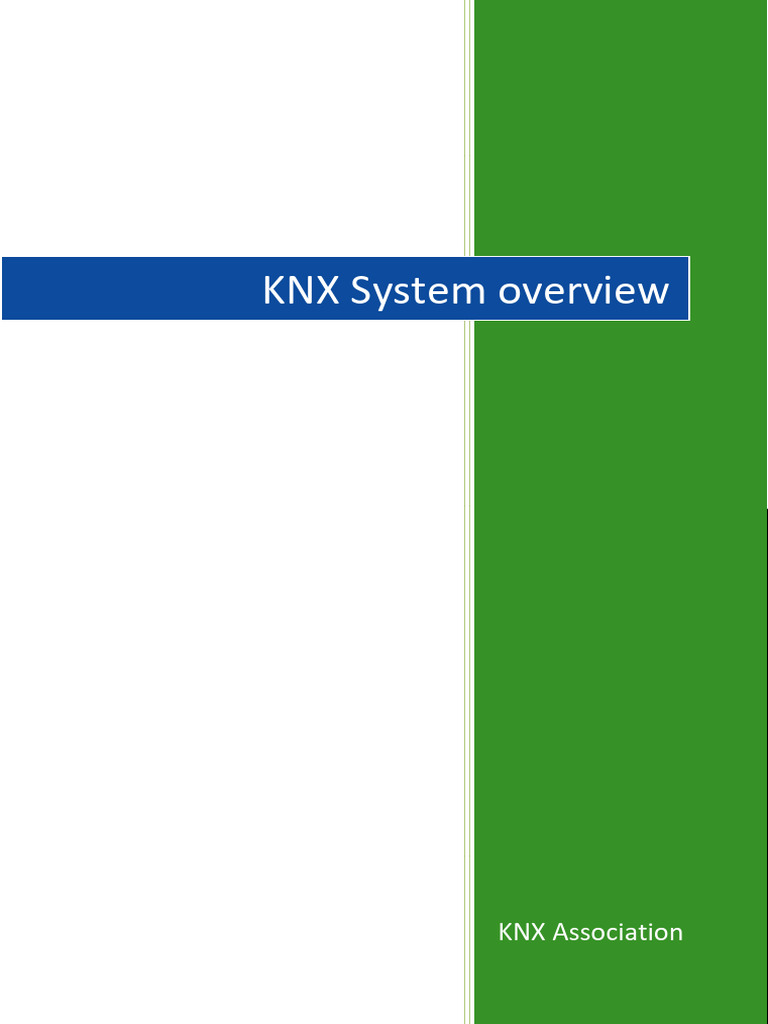 KNX System Overview and Basics Guide | PDF | Computing | Electronics