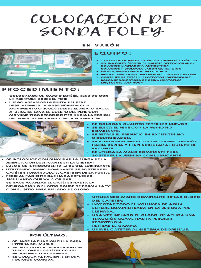COLOCACION DE SONDA FOLEY | PDF