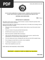 JSS3 BECE Past Question and Answer - Basic Education Certificate ...