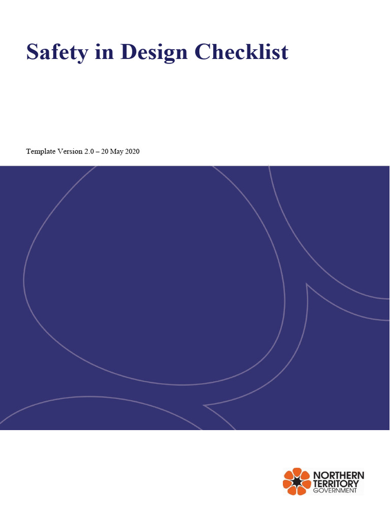 Safety in Design Checklist | PDF | Hazards | Risk