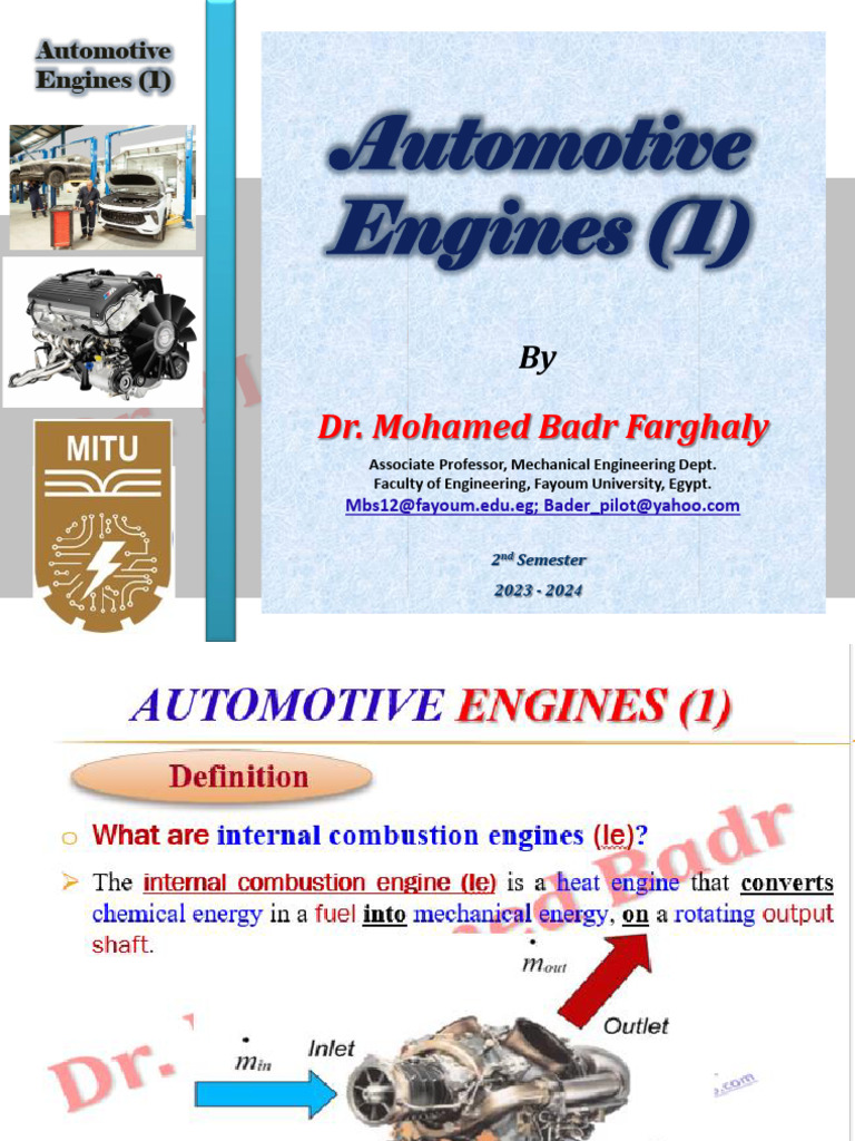 Lec 3&4 Engine (1) OT | PDF