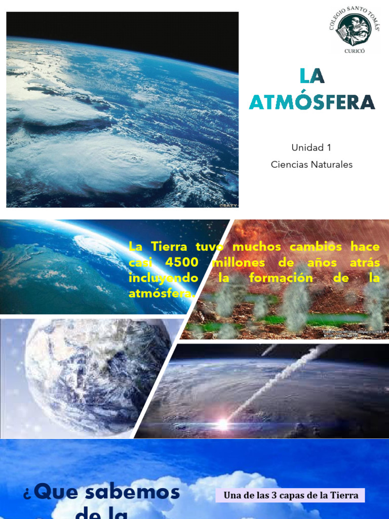 Estructura y Función de la Atmósfera | PDF | Atmósfera | Agua