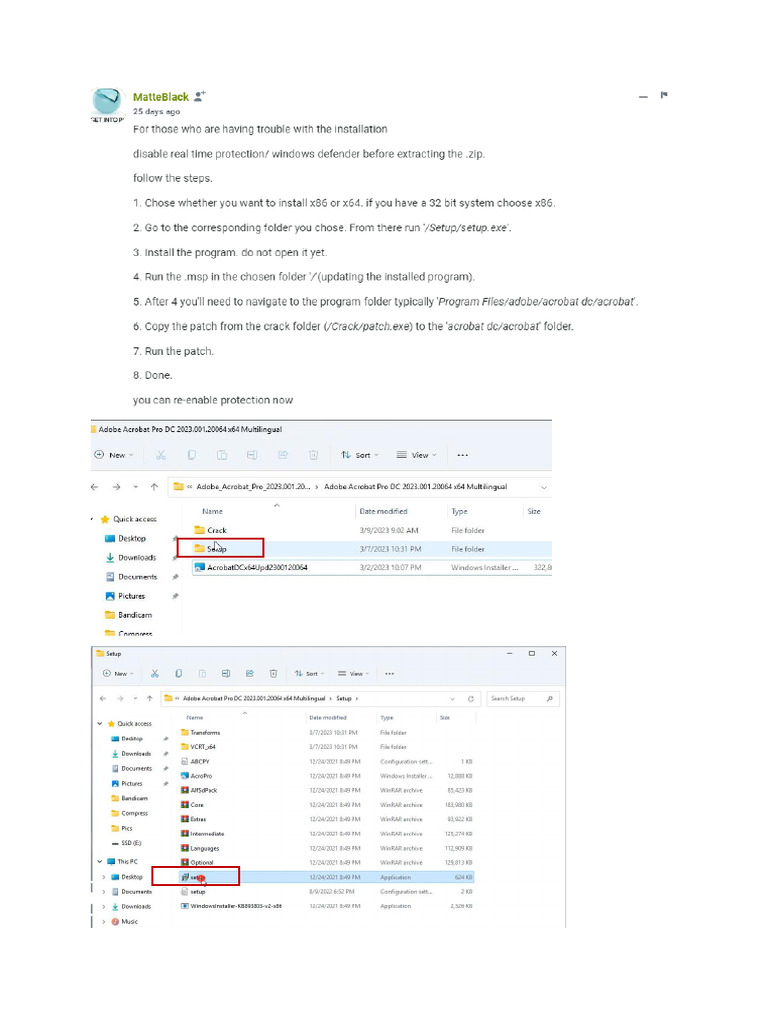 Installation et mise à jour d'Adobe Acrobat 2023 | PDF