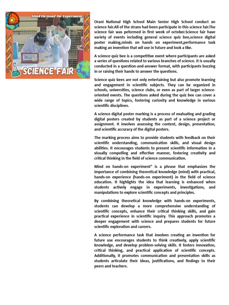 E-Tech | PDF | Science | Critical Thinking