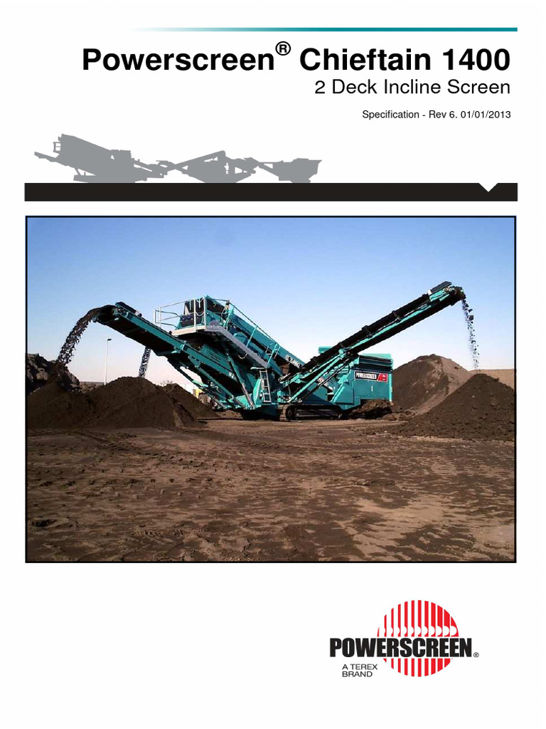 Cheftain 1400 CRIBA Especificaciones | PDF | Engines | Diesel Engine