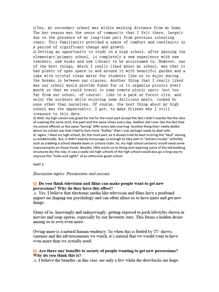 Topic Speaking 24-02-2024 | PDF