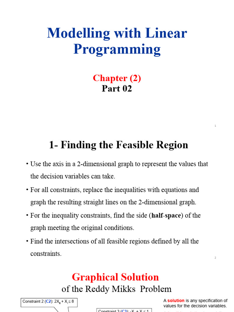 CH 02 Part 2 | PDF | Mathematical Optimization | Linear Programming