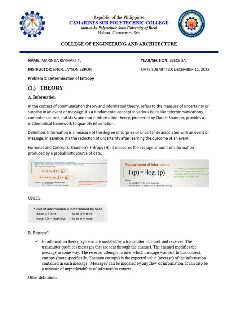 Coms 2 Final Proj | PDF | Information | Bit Rate