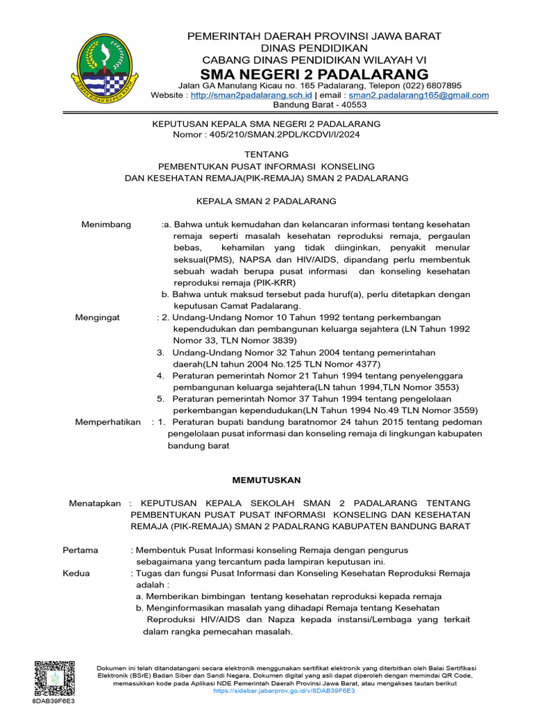 SK PENGURUS PIK-R TTD SMAWA 2024-20251 02022024 023737 Signed | PDF