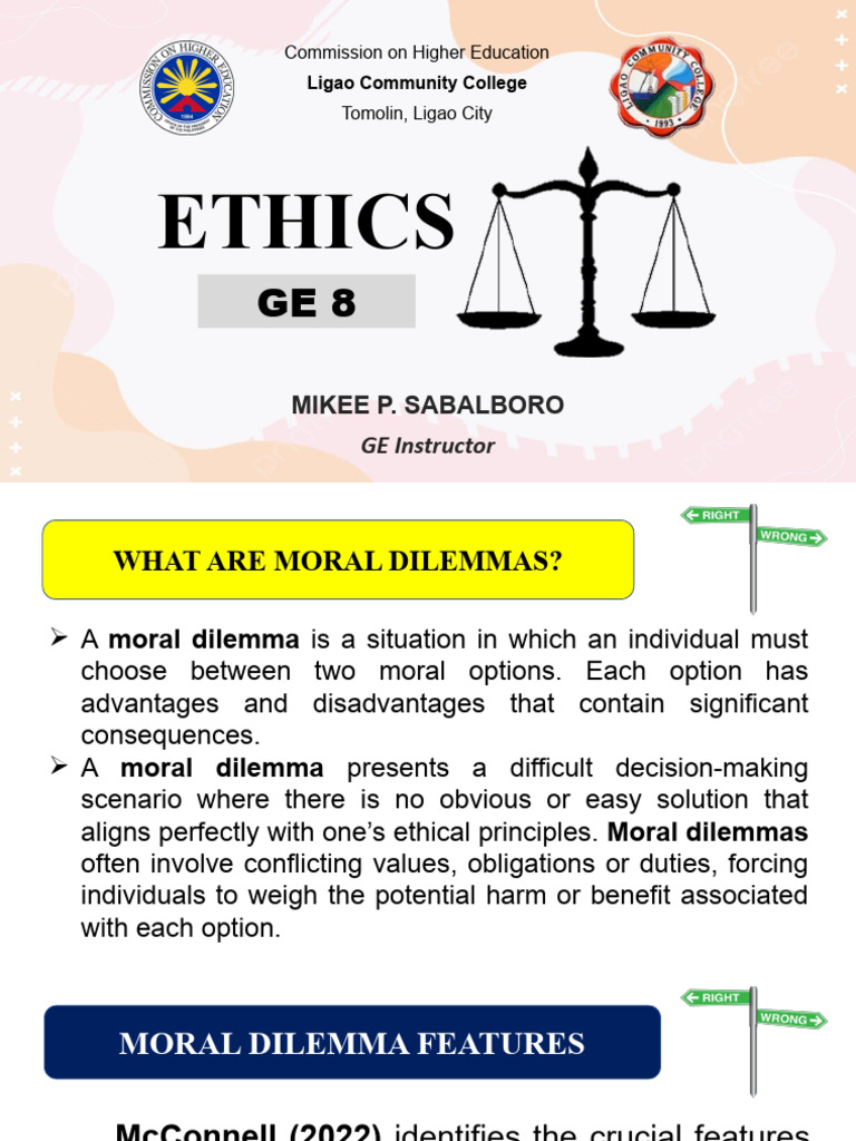 Understanding Moral Dilemmas Explained | PDF