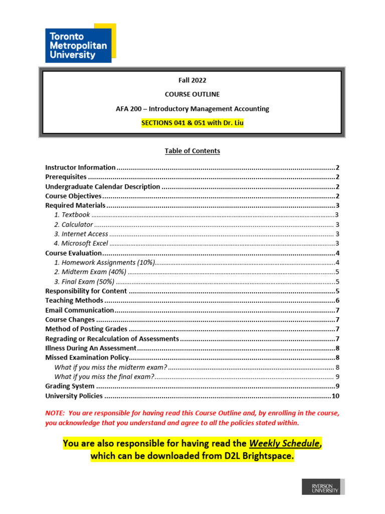 AFA 200 Outline | Download Free PDF | Educational Assessment ...
