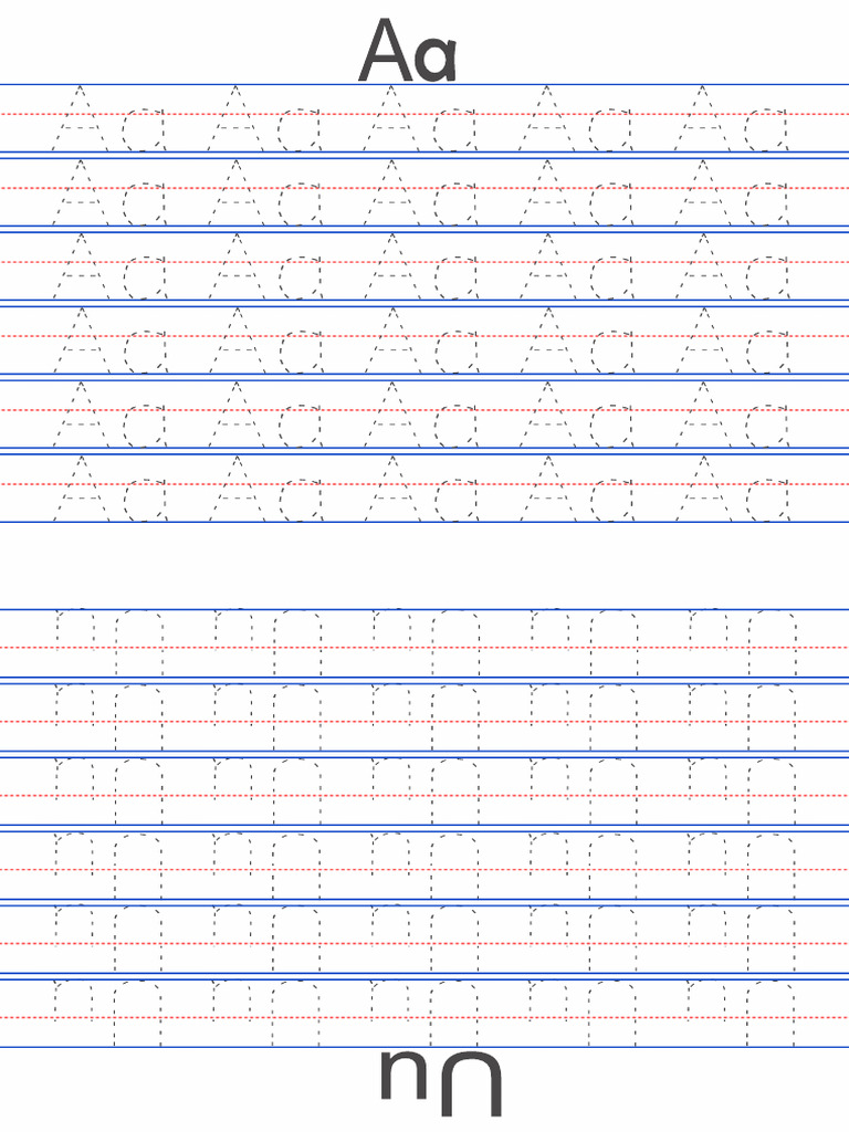 Tracing Letters&Numbers | PDF | Languages | Foreign Language Studies