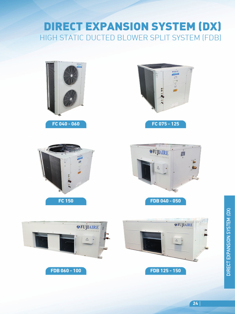 DX and FDB Split System Specifications | PDF | Mechanical Engineering ...