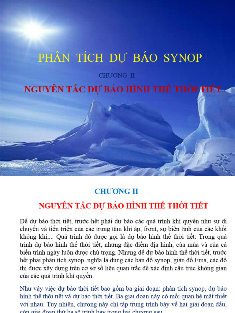 Phan Tich DB Synop CH 2 | PDF