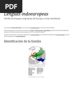 Mapa de Familias Lingüísticas Indoeuropeas | PDF | Familias de idiomas ...