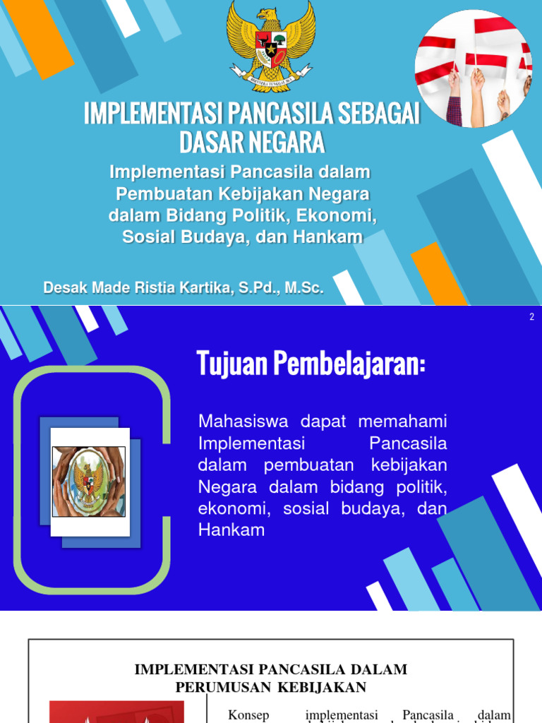 Implementasi Pancasila Sebagai Dasar Negara | PDF | Politik